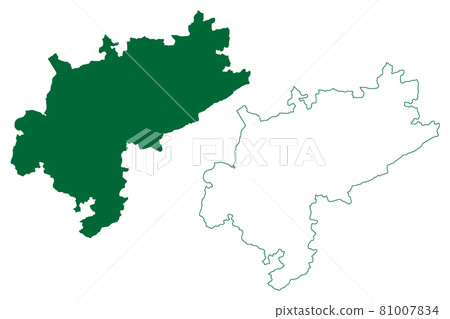 Ranipet district (Tamil Nadu State, Republic of... - Stock Illustration ...
