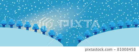 snowy, vector, vectors - Stock Illustration [81008458] - PIXTA