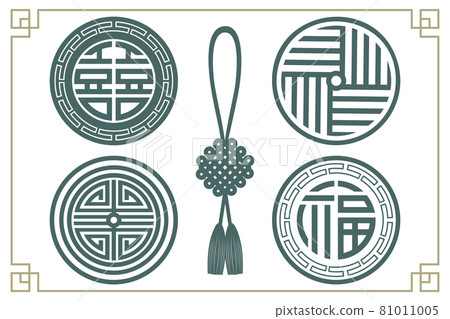 Korean traditional patterns - Stock Illustration [81011005] - PIXTA