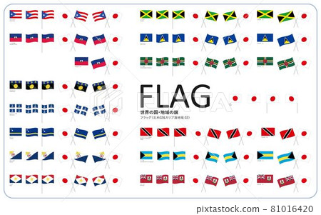 World Flags Regional Flags Flags (North America... - Stock Illustration ...