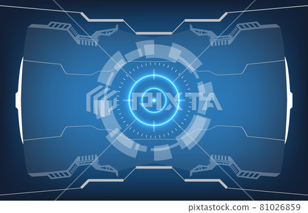 Digital graphic. Hi-tech control panel.... - Stock Illustration ...