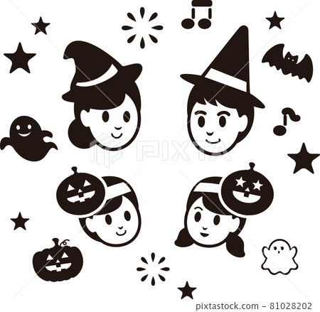 Autumn Halloween costume October icon simple... - Stock Illustration ...