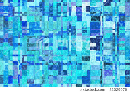 Light blue mosaic pattern - Stock Illustration [81029976] - PIXTA
