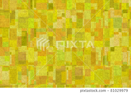 Yellow mosaic pattern - Stock Illustration [81029979] - PIXTA