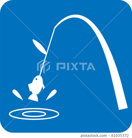 Fishing pictogram - Stock Illustration [81035372] - PIXTA
