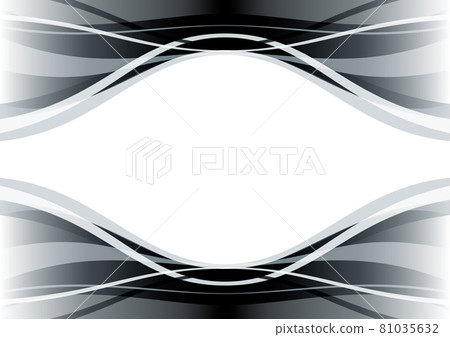 Black curved frame - Stock Illustration [81035632] - PIXTA