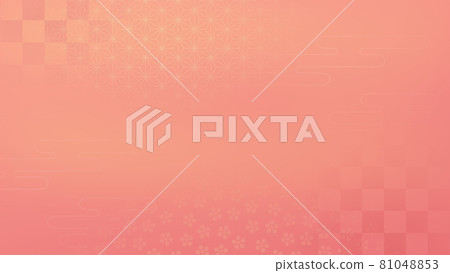 Japanese pattern gradient background design - Stock Illustration ...
