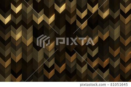 Abstract 3d vintage geometric gold color tone... - Stock Illustration ...