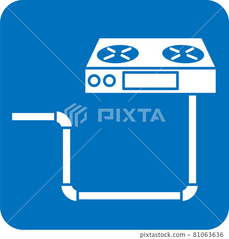 Pictogram of gas works - Stock Illustration [81063636] - PIXTA