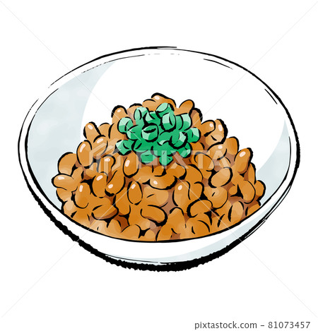 Handwritten rough sketch_natto - Stock Illustration [81073457] - PIXTA