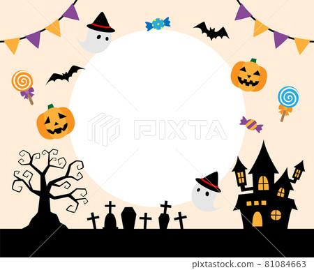 Halloween background material - Stock Illustration [81084663] - PIXTA