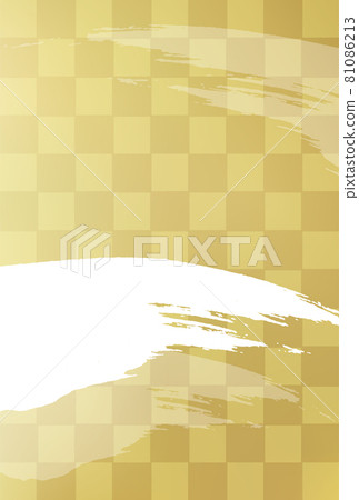 Brush character gold faint background - Stock Illustration [81086213 ...