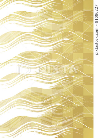 Brush character gold faint background - Stock Illustration [81086227 ...