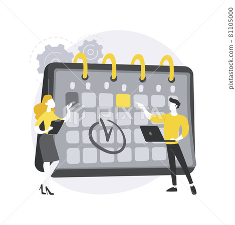 Planning abstract concept vector illustration. - Stock Illustration ...