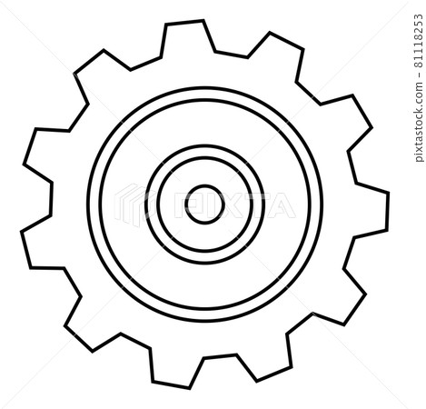 Illustration of cute gears that can be used for... - Stock Illustration ...