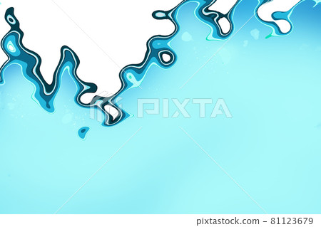 Water pattern on a white background - Stock Illustration [81123679] - PIXTA