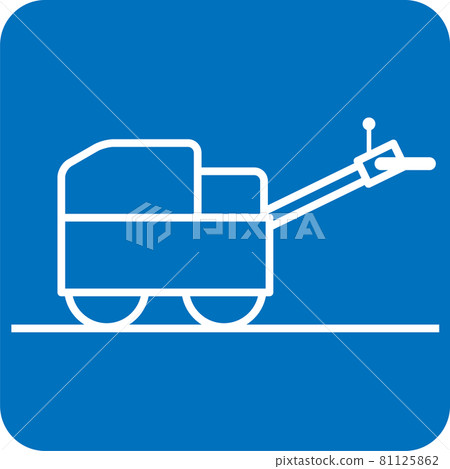 Road roller pictogram - Stock Illustration [81125862] - PIXTA