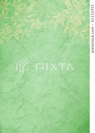 Unryu Japanese paper with maple collaged on top... - Stock Illustration ...