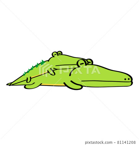Crocodile chill time - Stock Illustration [81141208] - PIXTA