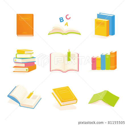Book illustration set - Stock Illustration [81155505] - PIXTA
