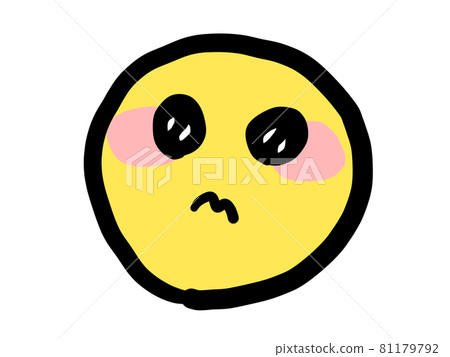 Illustration material of Uruuru emoji - Stock Illustration [81179792 ...