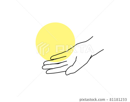 Pose to put in hand - Stock Illustration [81181233] - PIXTA