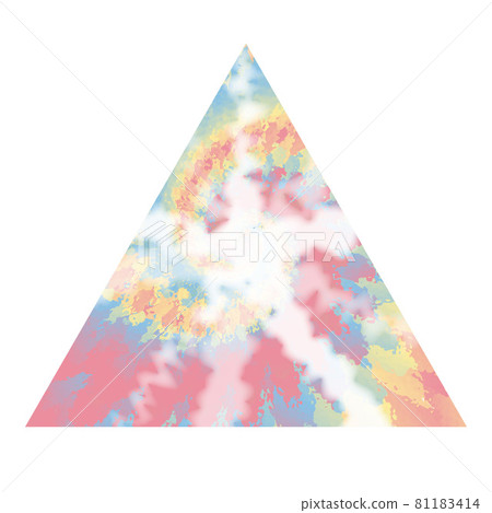 70s Shibori Tie Dye Abstract Background in... - Stock Illustration ...
