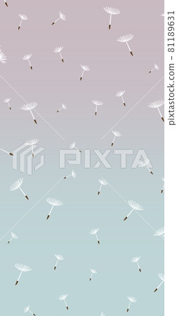 飛行蒲公英種子的背景插圖圖像-插圖素材 [81189631] - PIXTA圖庫