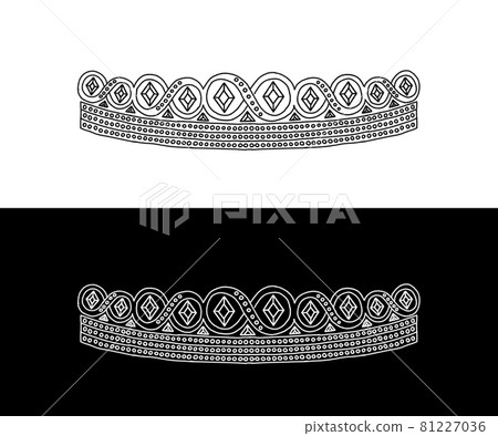 Mobius strip tiara hand-drawn illustration_018 - Stock Illustration ...
