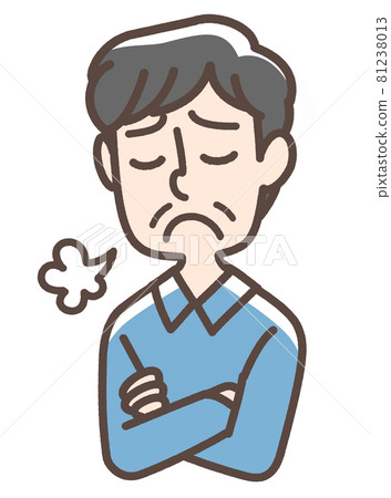 A sigh male - Stock Illustration [81238013] - PIXTA