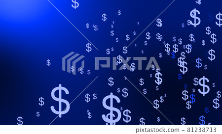 Dollar mark gradation CG background wallpaper - Stock Illustration ...