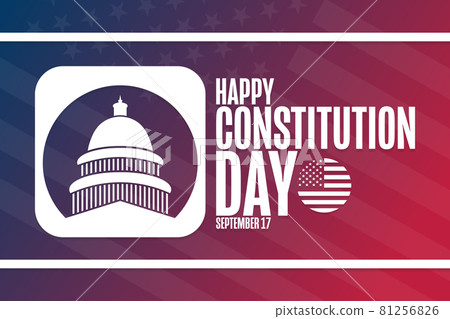 Happy Constitution Day and Citizenship Day.... - Stock Illustration ...