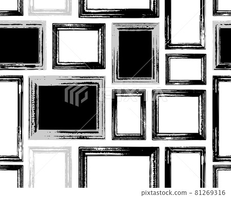 Seamless picture frame pattern - Stock Illustration [81269316] - PIXTA