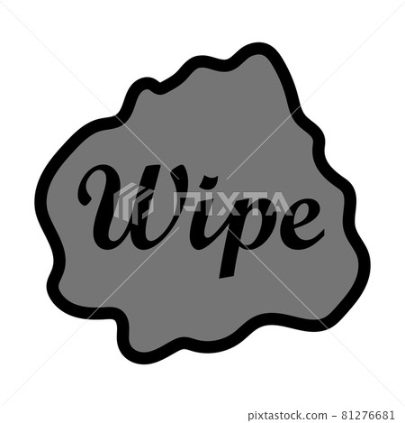Wipe Cloth Icon - Stock Illustration [81276681] - PIXTA