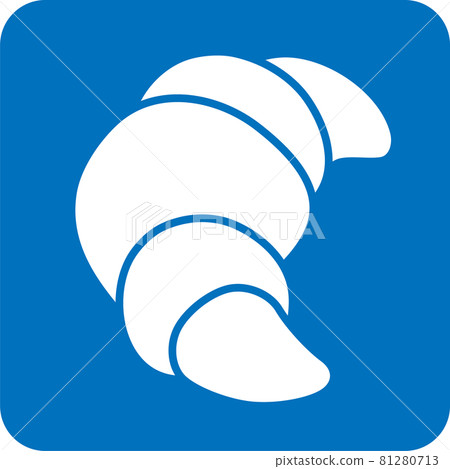 Croissant pictogram - Stock Illustration [81280713] - PIXTA