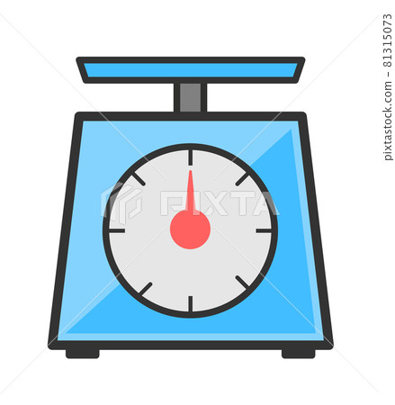 Illustration of a scale that accurately... - Stock Illustration ...