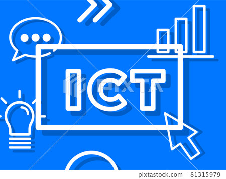 ICT image - Stock Illustration [81315979] - PIXTA