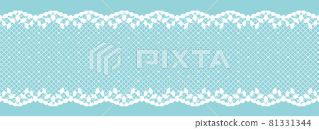 Lace ribbon. Seamless vector material. - Stock Illustration [81331344 ...