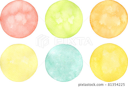6-color circle [Set material] - Stock Illustration [81354225] - PIXTA