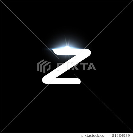 Z letter logo, bold italic letter for... - Stock Illustration [81384929 ...