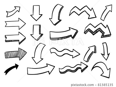 vector, arrow, descent - Stock Illustration [81385135] - PIXTA