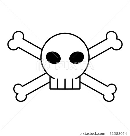 Skull mark - Stock Illustration [81388054] - PIXTA