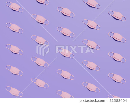 3D render of face mask pattern background.... - Stock Illustration ...