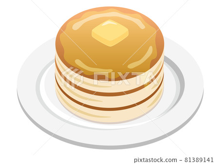 Sweets illustration hot cake - Stock Illustration [81389141] - PIXTA