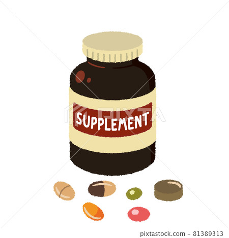 supplement, supplements, beauty - Stock Illustration [81389313] - PIXTA