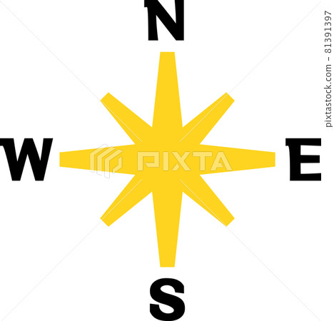 Mark indicating the direction - Stock Illustration [81391397] - PIXTA