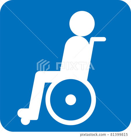Pictograms for people with disabilities - Stock Illustration [81399815 ...