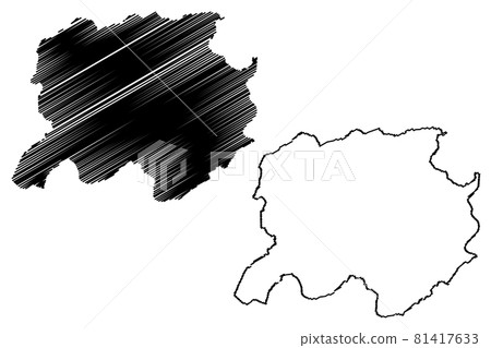 Labe Region (Subdivisions of Guinea,... - Stock Illustration [81417633 ...
