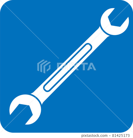 Open-ended wrench pictogram - Stock Illustration [81425173] - PIXTA