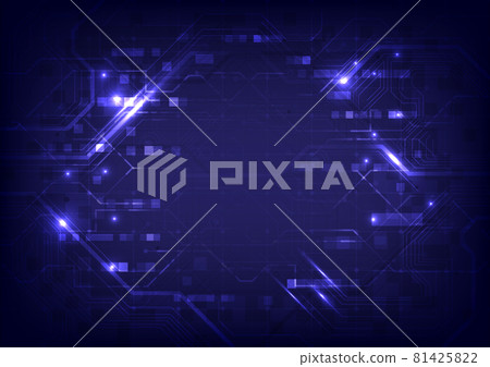 Abstract hi-tech background. Virtual reality... - Stock Illustration ...